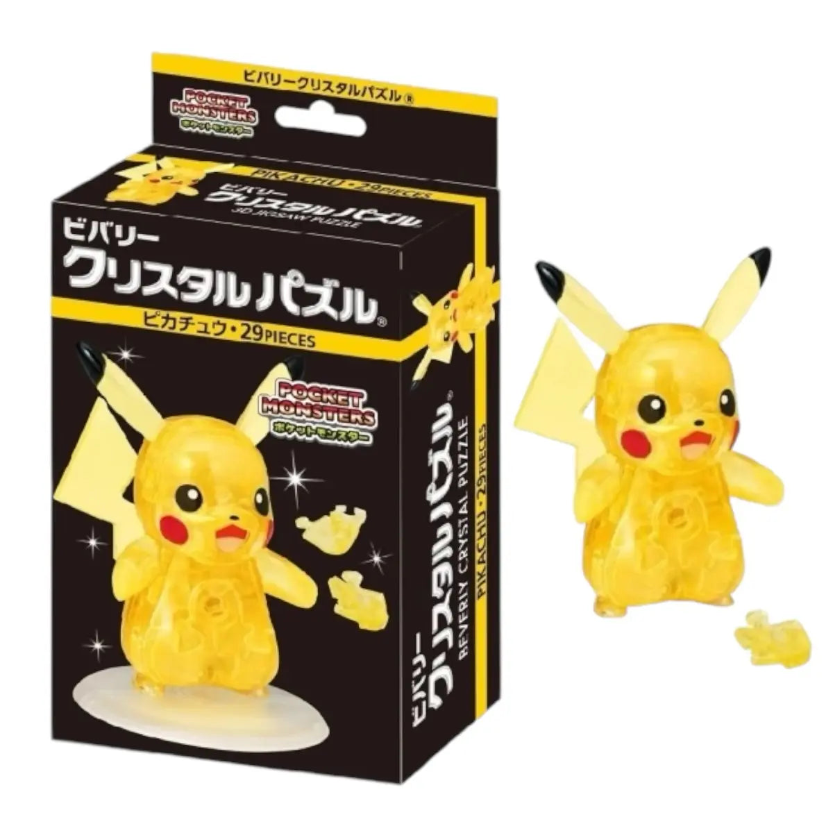 puzzle 3d crystal pikachu pokemón – Ingeniería de Lápices